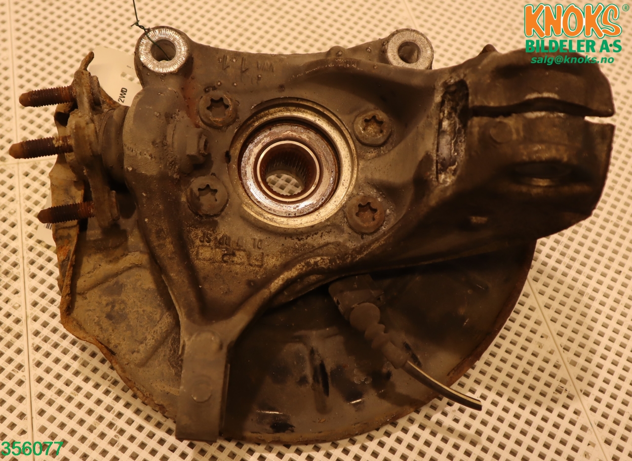 Hjulspindel høyre foran til VW Passat, 2011-2015 (B7)(B7) (3C0 407 254 ...